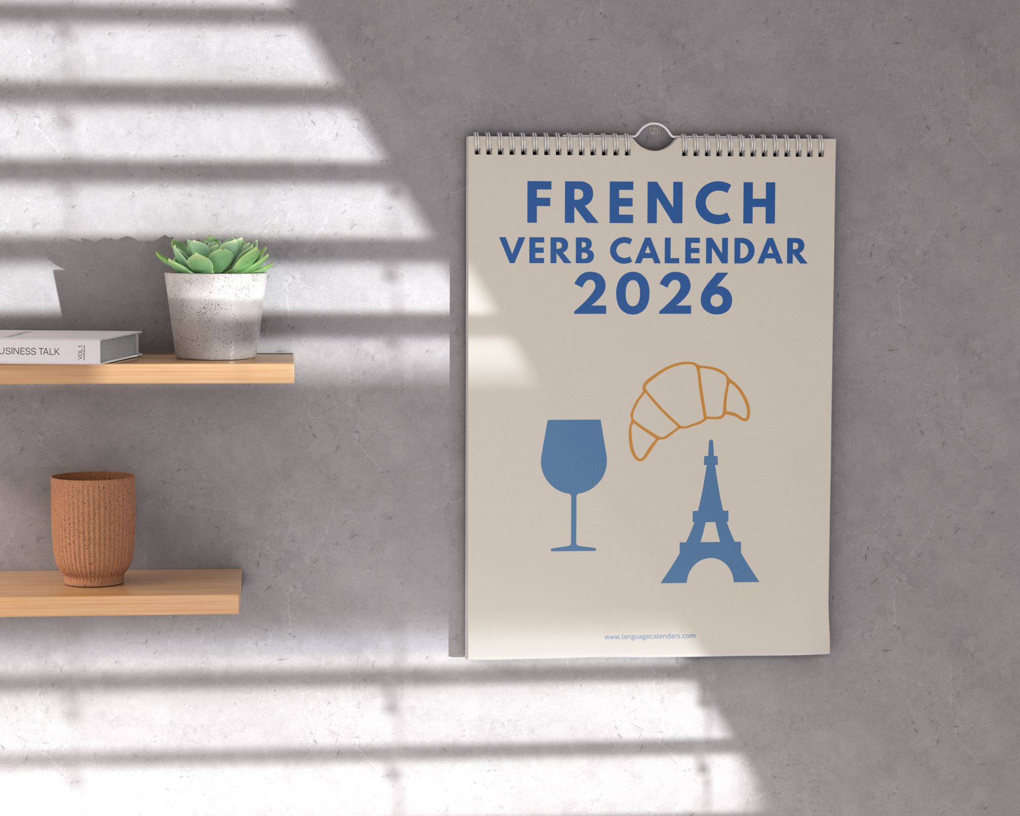 French Verb Calendar 2026 – Languagecalendars