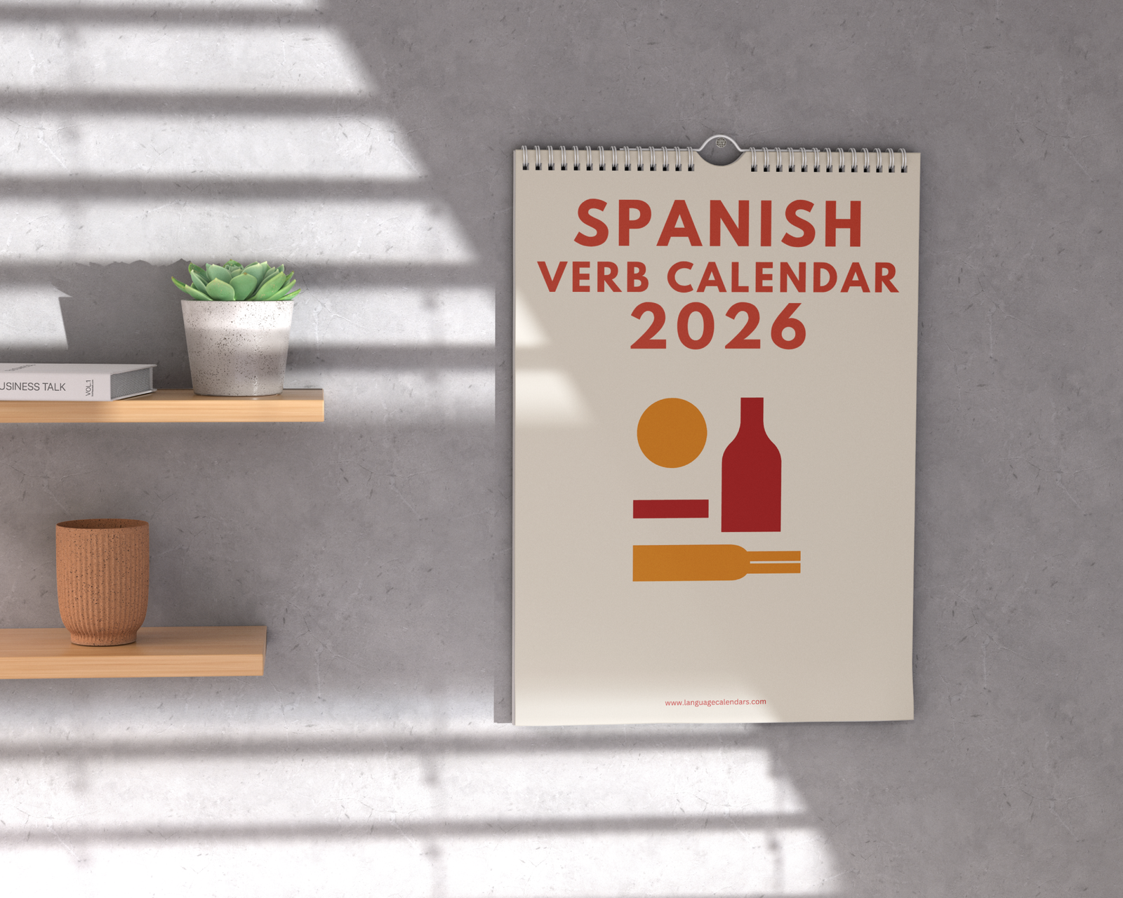 Spanish Verb Calendar 2026 – Languagecalendars
